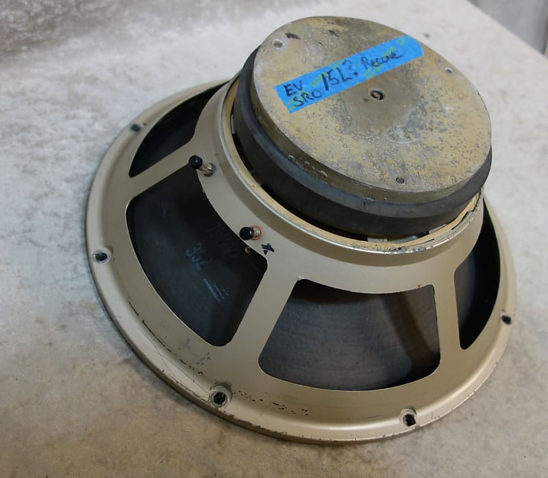 Vintage 1970's Electro-Voice EV SRO 15L 15" speaker woofer | Reverb