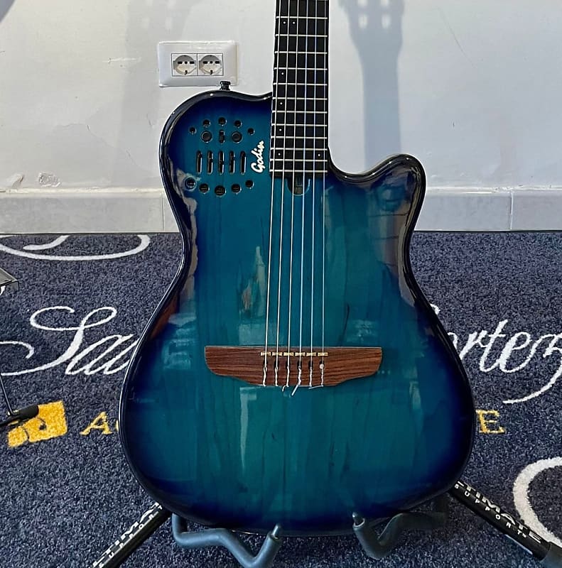 Godin ACS SG fine anni '90 - Blue | Reverb