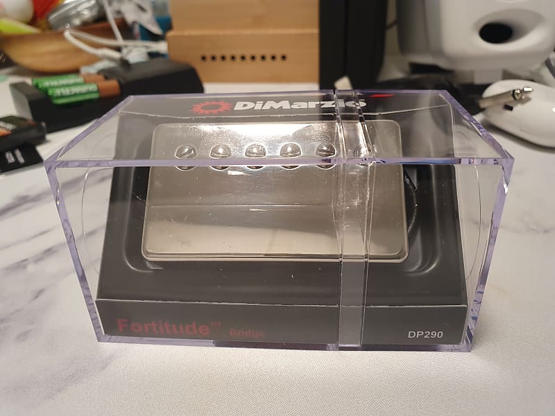 DiMarzio DP290 Fortitude Bridge Humbucker Nickel Cover | Reverb