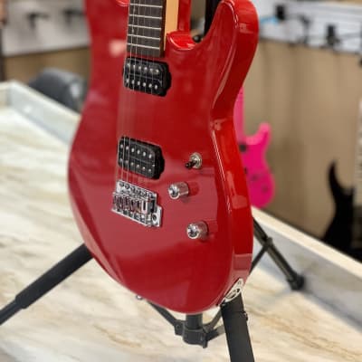 Samick SS 71 Double Cutaway Hot Rod Red | Reverb