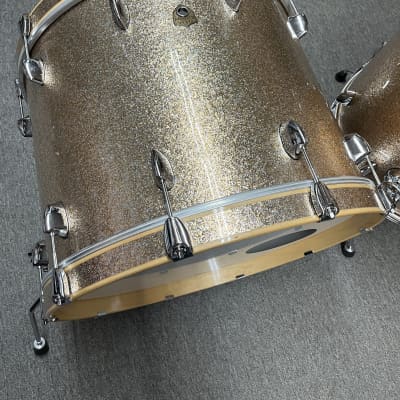 Sakae Trilogy Champagne Sparkle 4-Piece Drum Set | Reverb