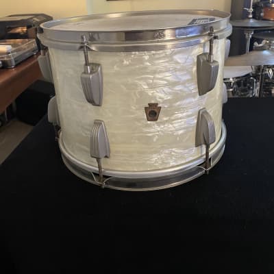 WFL Ludwig 9x13 Rack Tom 1940’s - White Marine Pearl | Reverb