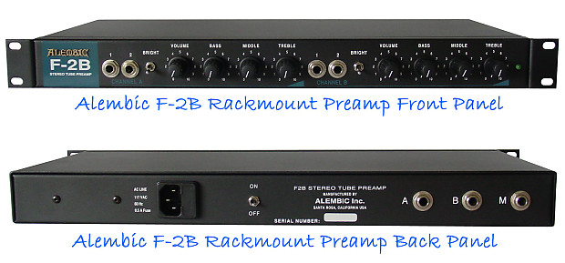 Alembic F-2B stereo preamp | Reverb