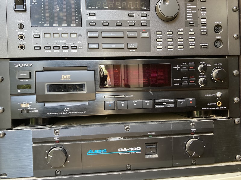 Sony DTC-A7 DAT machine 90's - Black | Reverb