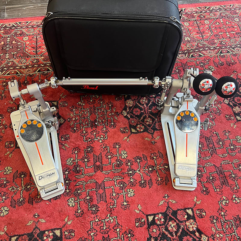Pearl Demon Drive Double Pedal w/Case | Reverb