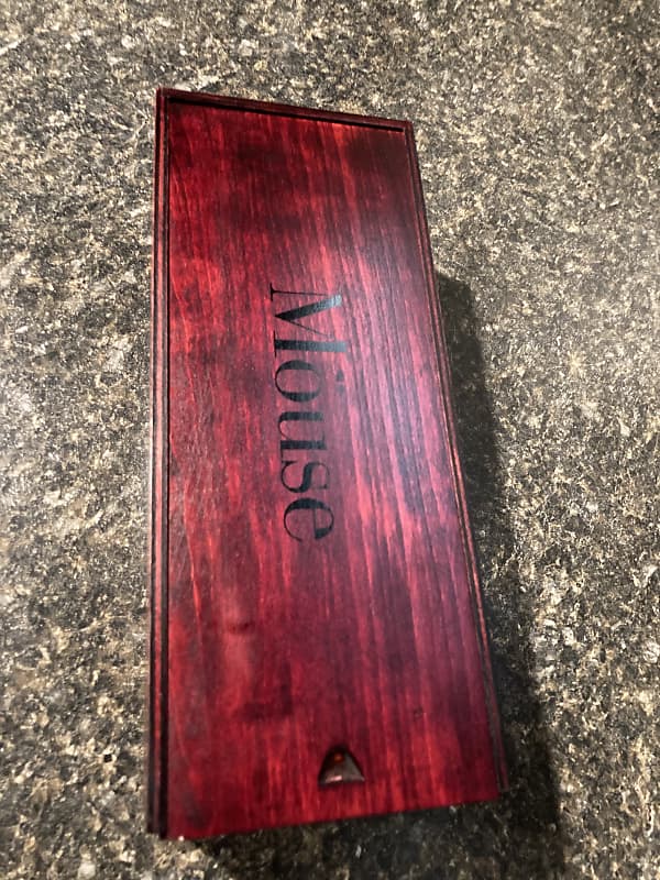 Blue Mouse wood microphone box Cherry | Reverb