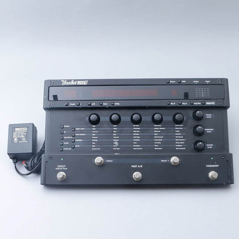 Digitech Vocalist Live 5 VL5 Vocal Effects Pedal P-24094 | Reverb