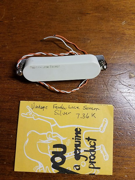Vintage Fender Lace Sensor Silver Lace Sensor Gold Whitr | Reverb UK