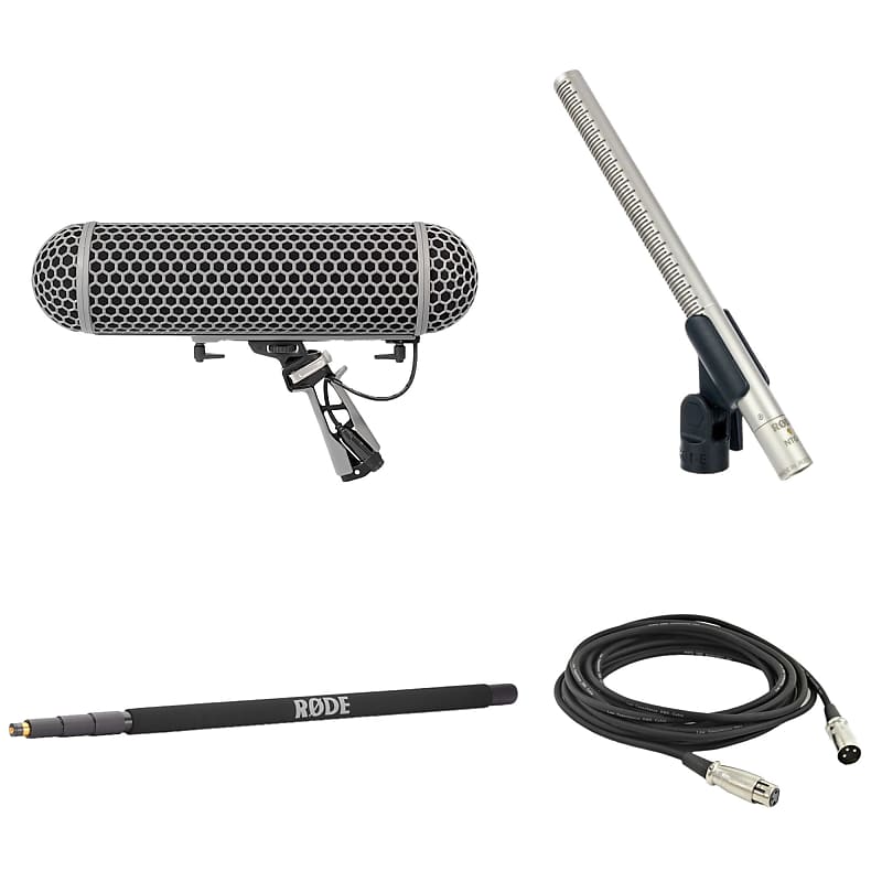 Rode NTG-3 Shotgun Condenser Microphone with Rode Blimp | Reverb