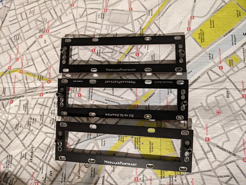 Intellijel 3u to 1u eurorack conversion panel (3) | Reverb