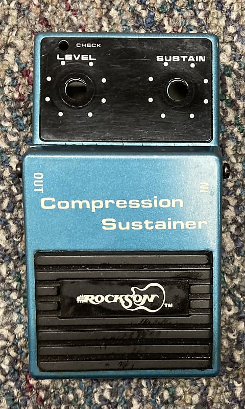 Rockson Compressor Sustainer - Blue Pedal Enclosure | Reverb