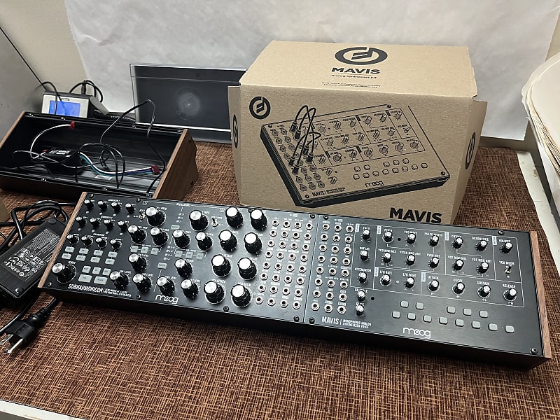 Moog Subharmonicon synthesizer + Mavis W/ eurorack case + | Reverb