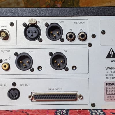 Fostex D-15 Professional Timecode Digital Master Recorder DAT | Reverb