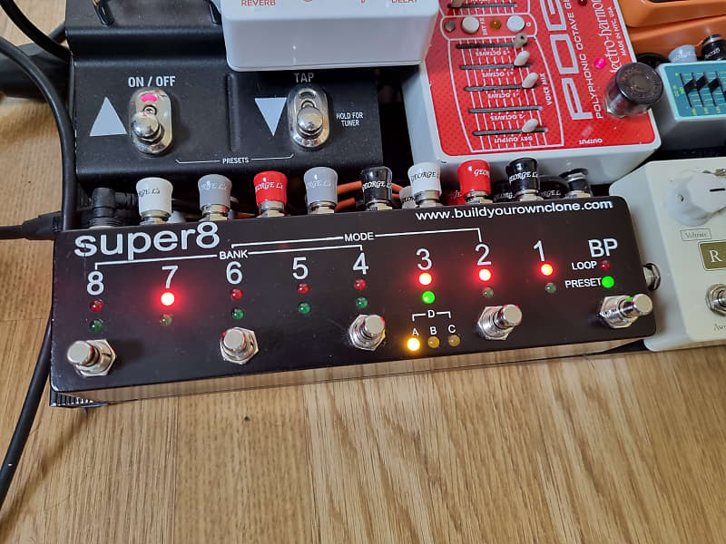 Super 8 Effect Looper Switcher from BYOC (Build Your Own | Reverb
