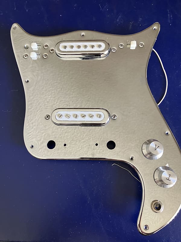 Teisco Loaded Pickguard Chrome - With Pickups & Electronics | Reverb
