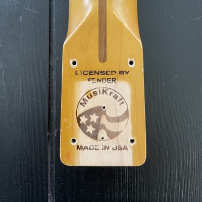 MJT/Musikraft Aged/Relic’d ‘70s Style Maple Telecaster Neck | Reverb