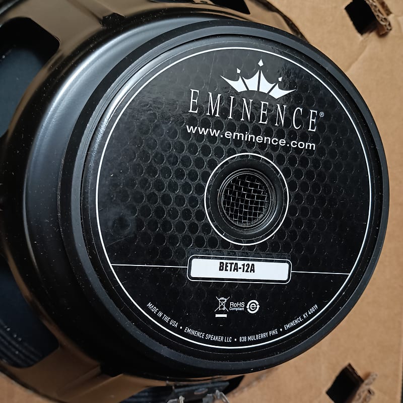 Eminence Beta-12A 2020's - Black | Reverb