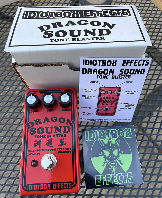 IdiotBox Effects Dragon Sound Tone Blaster boost/EQ pedal | Reverb