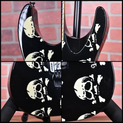 Esp M-II Custom Skull and Cross Bones Pre Michael Wilton of | Reverb