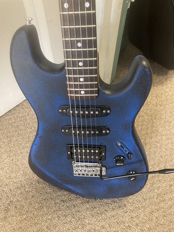 Squire Bullet 1989 Custom blue/black matte | Reverb