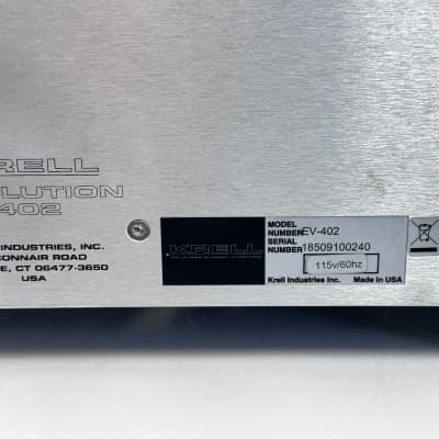 Krell Evolution EV 402 Stereo Power Amplifier | Reverb