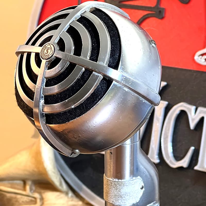 Vintage SHURE 730B Microphone, 1950's era, upgraded fidelity, | Reverb