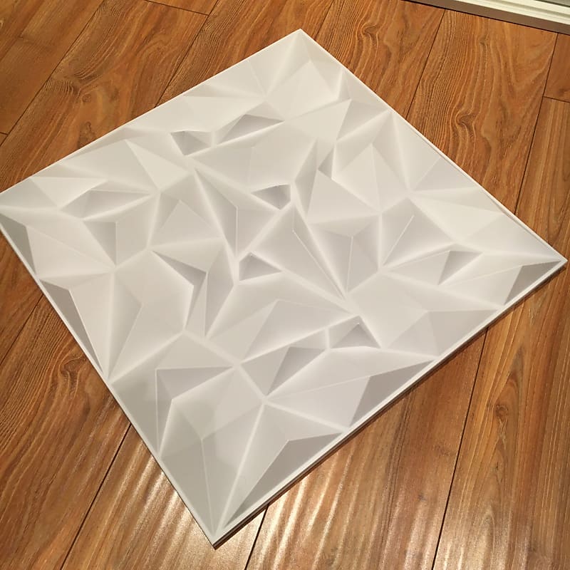 Acoustic Sound Diffuser Panels, White, Lot of 12 | Reverb