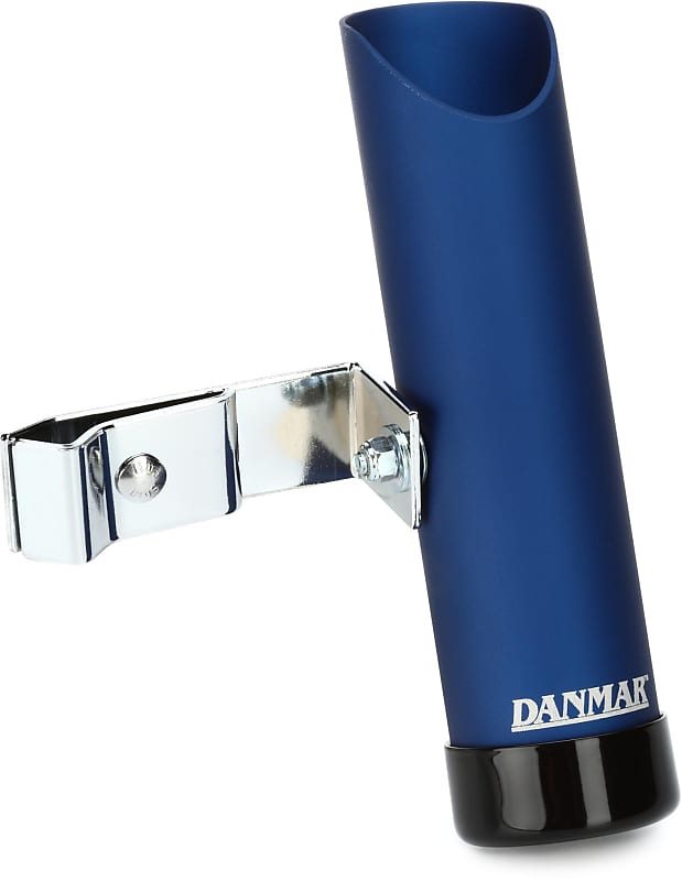 Danmar Anodized Aluminum Stick Holder - Blue | Reverb