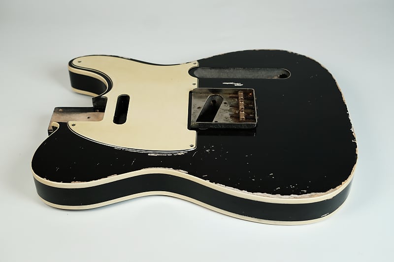 Freakaster Telecaster Custom Body, Black Relic | Reverb