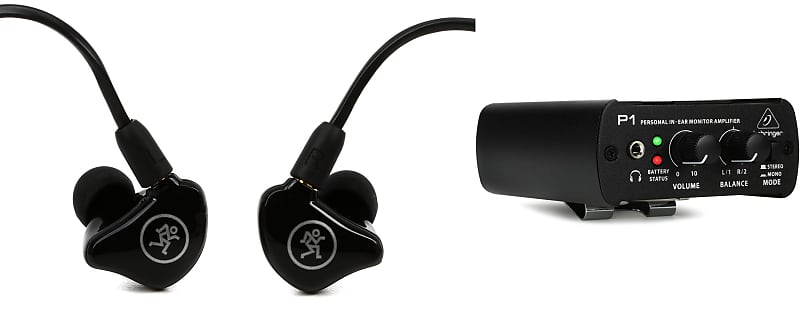 Mackie MP-220 Dual Dynamic Driver Professional In-Ear | Reverb