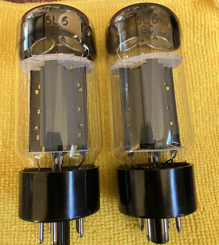 2x Sylvania 387/415 6L6 GC Tubes - PC Matched Pair - OO | Reverb