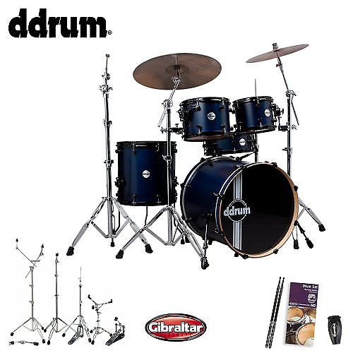 ddrum Reflex RSL Blue Satin (REFLEX-RSL-5-PC-BLS) 5-Piece | Reverb