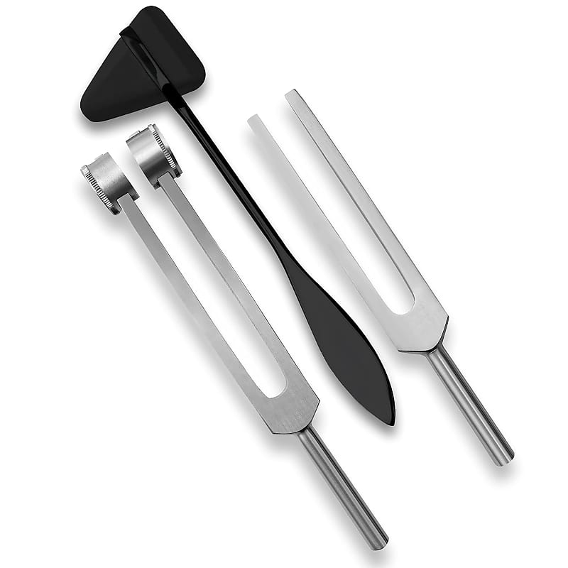 Set of 3 Pcs Aluminum Sensory Tuning Forks C 128 512 + Taylor | Reverb