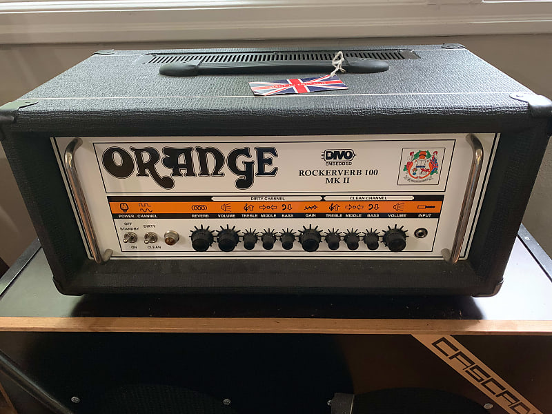 Orange Rockerverb 100 MK II Divo Embedded Black | Reverb