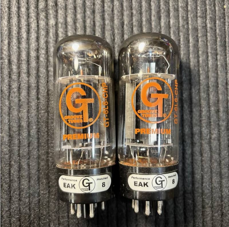 Matched Pair Groove Tubes GT-6L6-CHP Vacuum Tubes #8 | Reverb