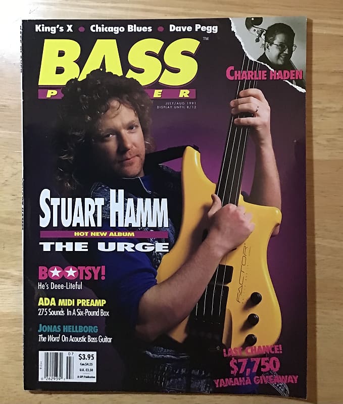 Bass Player Magazine Back Issue July/August 1991: Stuart Hamm | Reverb