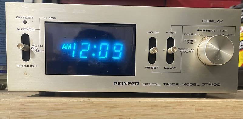 Pioneer DT-400 70’s Digital timer Silver | Reverb
