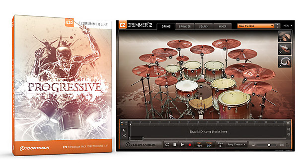 Toontrack Progressive EZX Expansion for EZ Drummer 2 | Reverb