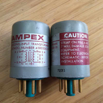 Vintage AMPEX bridging input transformer model 4580200-01 | Reverb