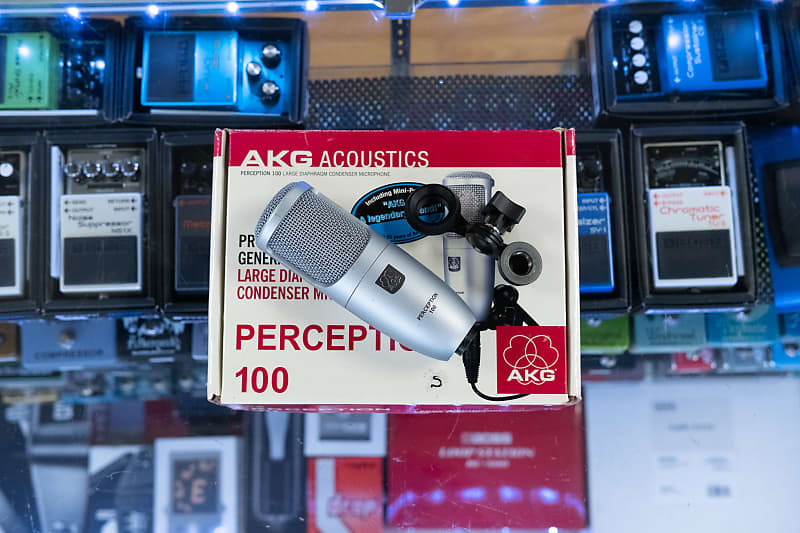 AKG Perception 100 Condenser Mic w/ Box (Very Good) *Free | Reverb
