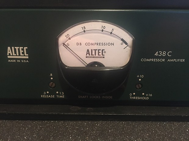 Vintage Altec 438C Variable Mu Tube Compressor / Preamp | Reverb