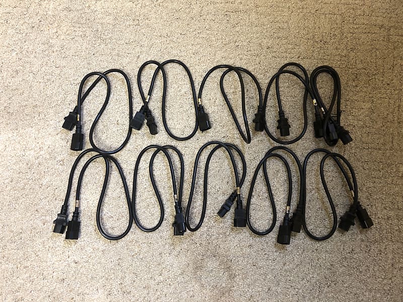 Accu-Cable IEC Male to IEC Female Power Link Cable 3ft (Lot | Reverb