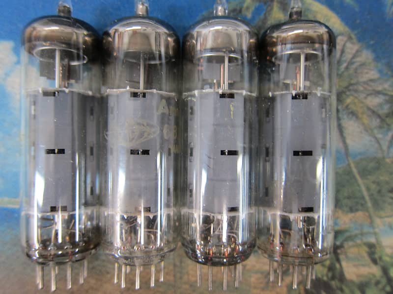 4 Amperex EL84 6BQ5 Vintage Bugle Boy tubes,Holland, 1960s | Reverb UK