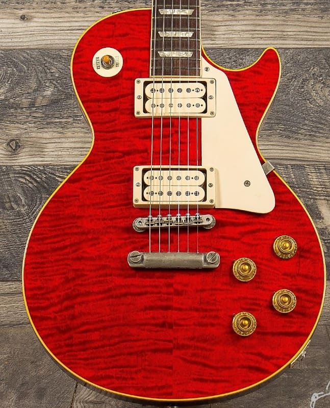 2000 Gibson Les Paul R9 Sweet Cherry Burst AAA Grade Quilt | Reverb