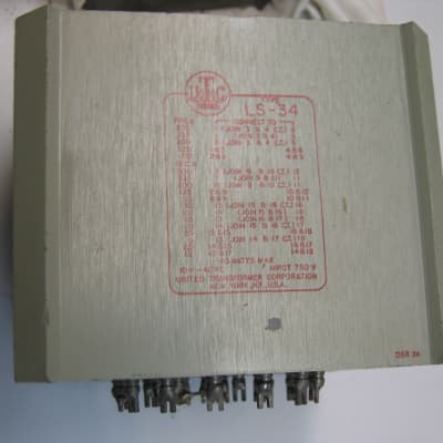 UTC LS-34 Linear Standard matching Transformer | Reverb