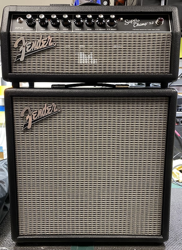 Fender Champ X2 Head With SC112 Cabinet - Inexpensive Short | Reverb