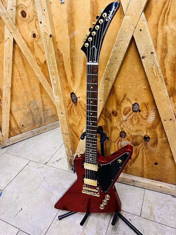 Epiphone Exclusive Explorer Electric Guitar Ruby Red | Reverb