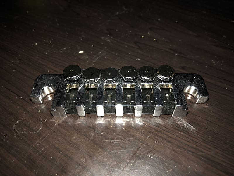 GUYKER Tp6 chrome guitar bridge | Reverb