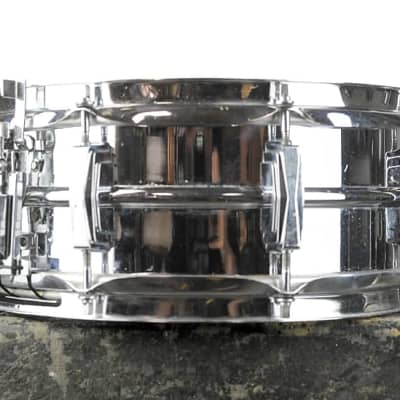 1970s Ludwig 5x14 LM400 Supraphonic Snare Drum | Reverb