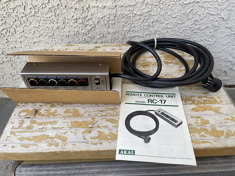 Vintage Akai RC-17 Remote Control Unit For Akai GX-630D Reel | Reverb